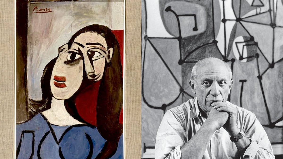 Picasso: 60 ஆண்டுகளுக்கு முன்பு குப்பையில் கிடைத்த பிக்காசோ ஓவியம் ...