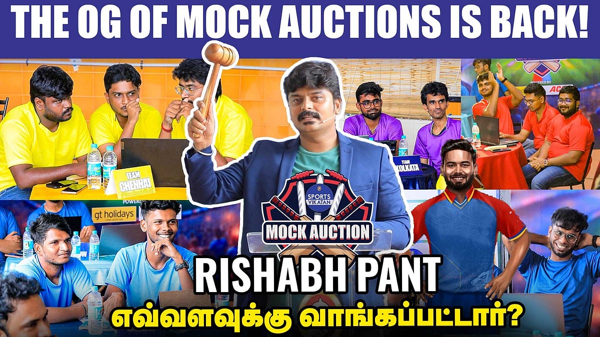 Sports Vikatan's Mock Auction : மல்லுக்கட்டும் அணிகள்; ரிஷப் பண்ட் ...