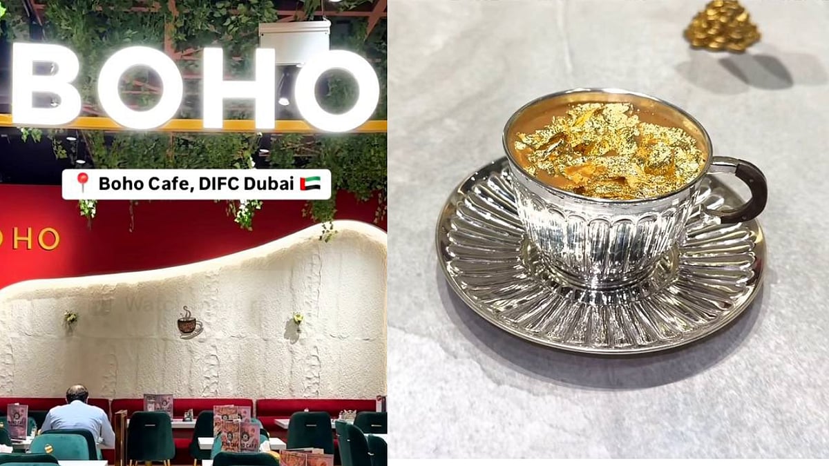 Dubai: தங்க இழை தூவிய Gold Karak Tea; டீ குடித்துவிட்டு வெள்ளி டம்ளரை ...