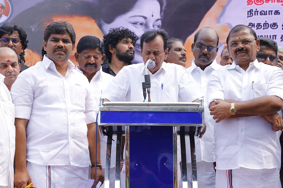 ”திமுக அரசை அதன் கூட்டணிக் கட்சிகள் மயிலிறகால் மென்மையாக எதிர்க்கின்றன ...