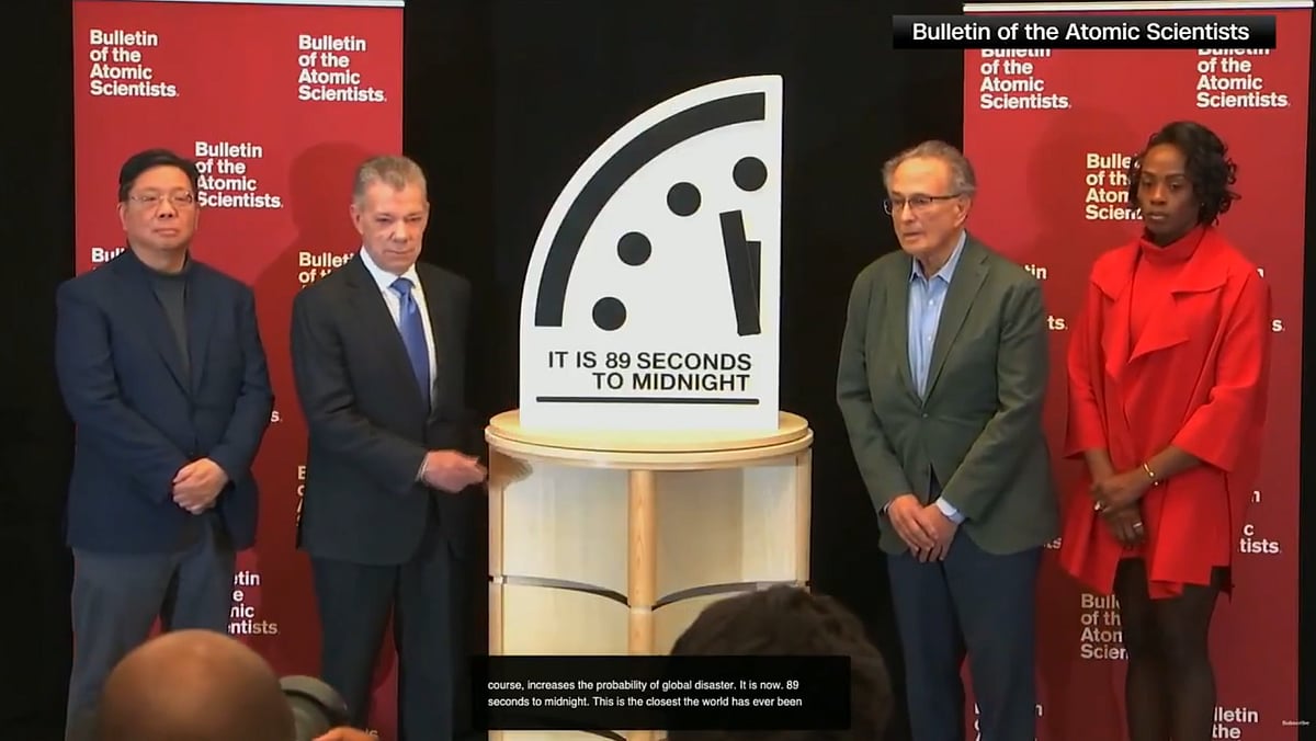 Dooms Day Clock Explained : `89 விநாடிகளே...’ உலக அழிவுக்கு நெருக்கமாக ...