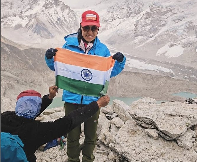 Chhonzin Angmo: எவரெஸ்ட் சிகரம் ஏறிய முதல் 'பார்வை சவால்' கொண்ட ...