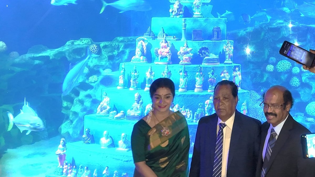 VGP மரைன் கிங்டமில் இந்தியாவின் முதல் நீருக்கடியில் உள்ள கொலு கண்காட்சி ...