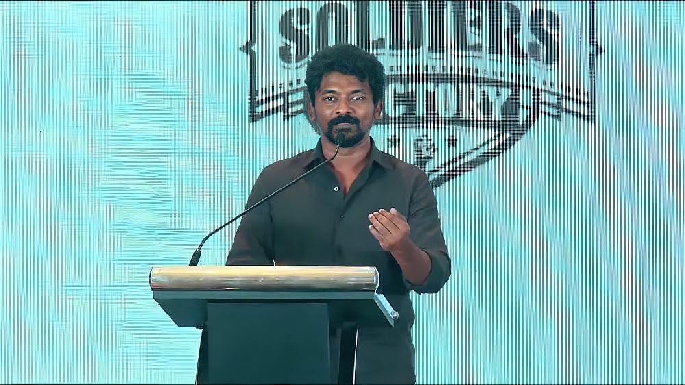 பார்க்கிங் படத் தயாரிப்பாளர் சினிஷின் 2 படங்களின் பூஜை ...