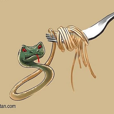 நூடுல்ஸ் ஆபத்து...! | maggi noodles cartoon by HasifKhan - Vikatan