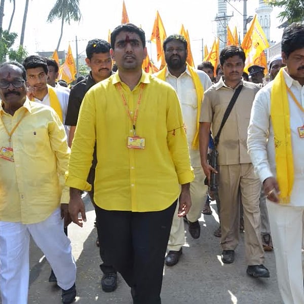 ஆந்திரா, தெலங்கானா முதல்வர்களின் மகன்கள் நாரா லோகேஷ் - கே.டி.ராமாராவ் ...