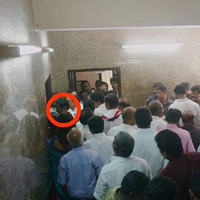 படபடத்து வெளியேறிய மணப்பாறை எம்.எல்.ஏ - அலறியடித்துத் தேடிய அ.தி.மு.க ...