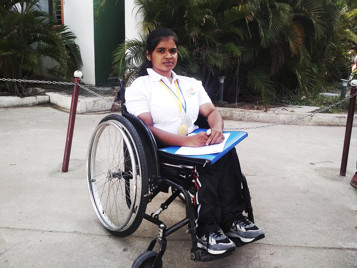 ``எக்யூப்மென்ட்ஸ் கடன் வாங்கி தங்கம் ஜெயிச்சேன்!” - வீல்சேர் வாள் ...