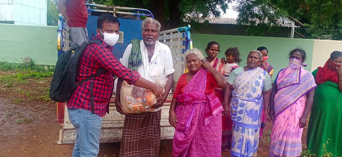 திருச்சி:`ஒரு வேளை சாப்பாட்டின் வலி என்னன்னு எங்களுக்குத் தெரியும் ...