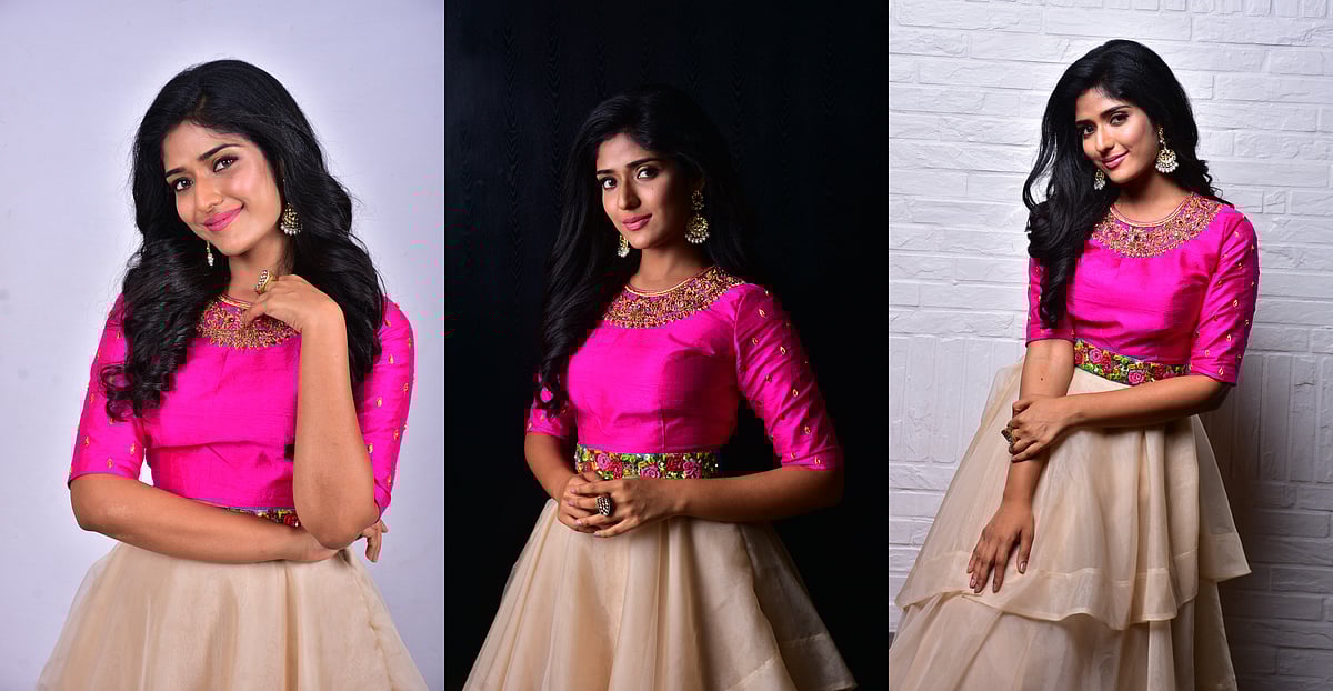 `வல்லமை தாராயோ' ஷாலி நிவேகாஸ்... எக்ஸ்க்ளூசிவ் போட்டோஷூட் ஸ்டில்ஸ் ...