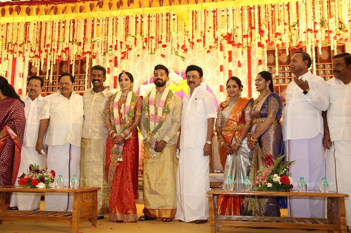 தமிழச்சி தங்கபாண்டியன் இல்லத் திருமண விழா -முதல்வர் தலைமையில் திருமணம் ...
