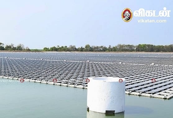 நர்மதை ஆற்றில் மிதக்கும் சோலார் திட்டம்! |Floating solar power plant in ...