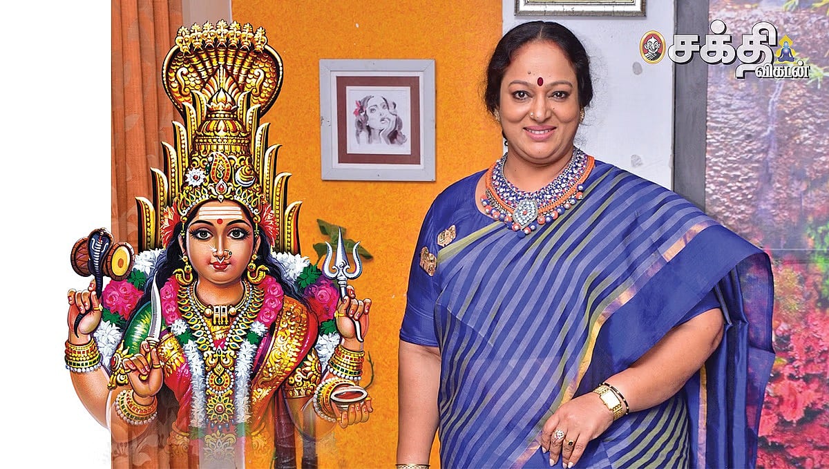 அந்தக் கருமாரி அம்மன் என் கூடவே இருக்காங்க... தன் ஆன்மிகம் பகிரும் ...