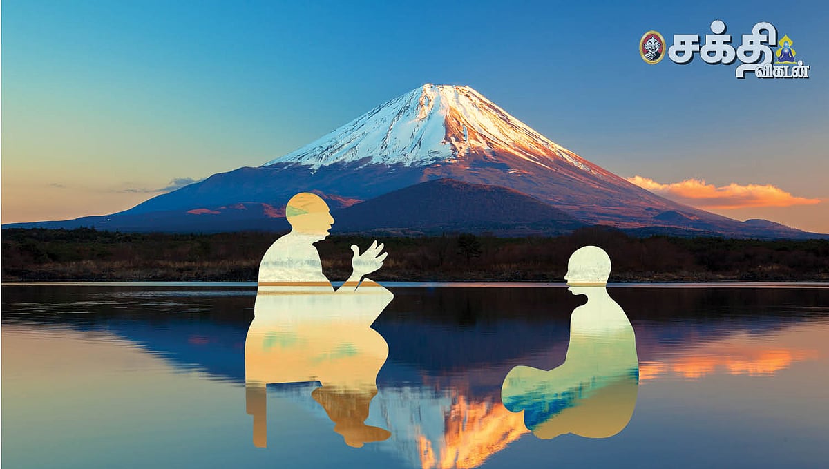 Sakthi Vikatan - 18 October 2022 - எரிமலையும் எறும்பும்|An ant climbing ...