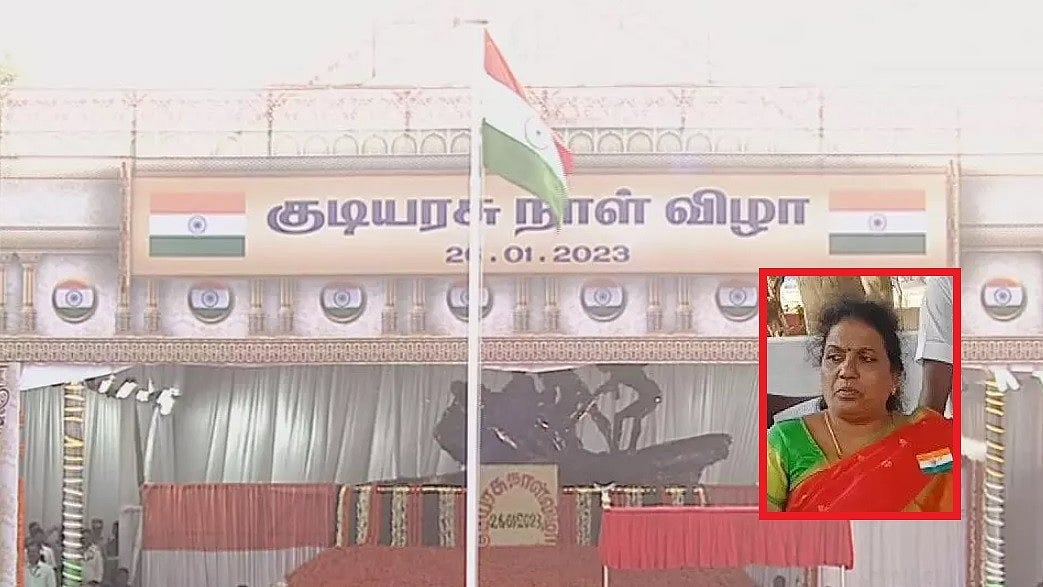 ``தேசியக்கொடி ஏற்றும்போது தடுத்து நிறுத்தப்பட்டேன்!" - பட்டியலினப் பெண் ...