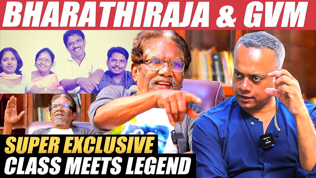 Bharathiraja's Heart Touching Love Story! - 1st Time Ever | Cinema Vikatan Exclusive: GVM Meets ...