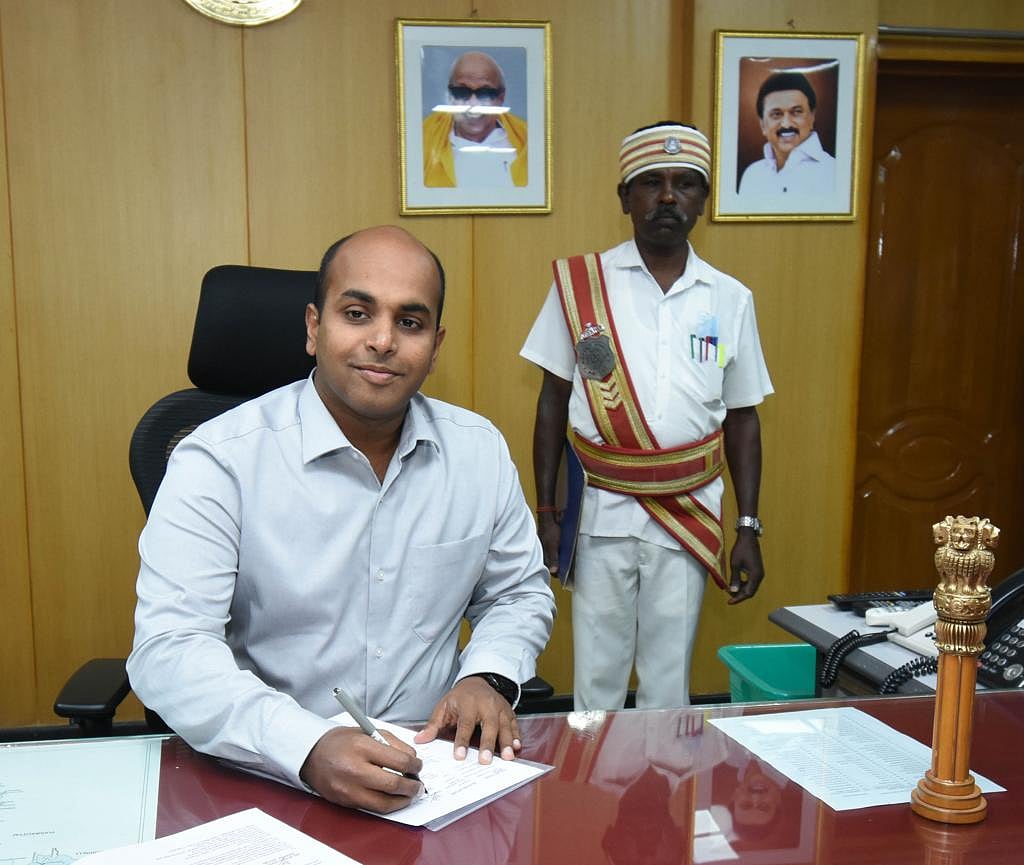 ``தஞ்சாவூர் என் தாய் வீடு..!” - நெகிழும் தஞ்சாவூர் புதிய ஆட்சியர் தீபக் ...