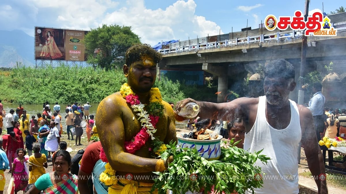 தேனி வீரபாண்டிக் கோயில் திருவிழா: முதல் நாளே நேர்த்திக்கடன் செலுத்தக் ...