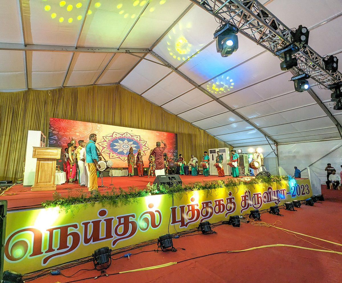 கடலூரில் நெய்தல் புத்தகத் திருவிழா - 50க்கும் மேற்பட்ட அரங்குகள் ...