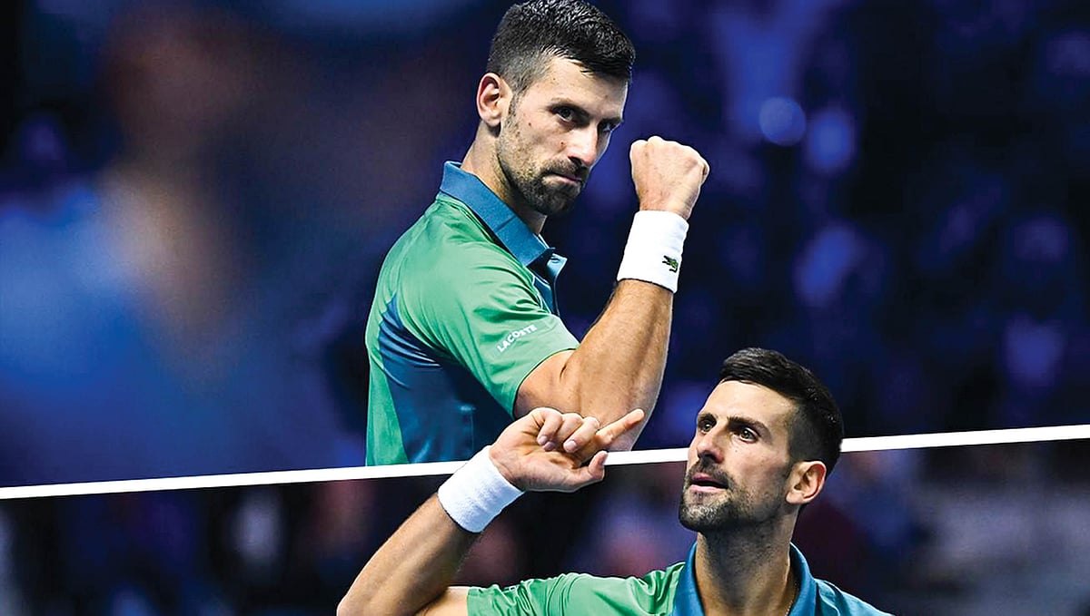 Ananda Vikatan - 06 December 2023 - புல் சாப்பிடும் டென்னிஸ் வீரர் ...