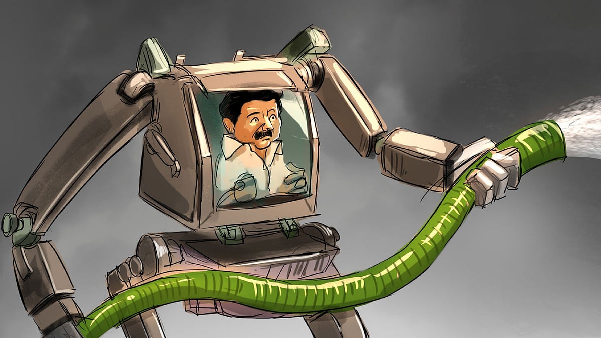 Vikatan Plus - 17 December 2023 - கார்ட்டூன் - எந்திரன்... தந்திரன் ...