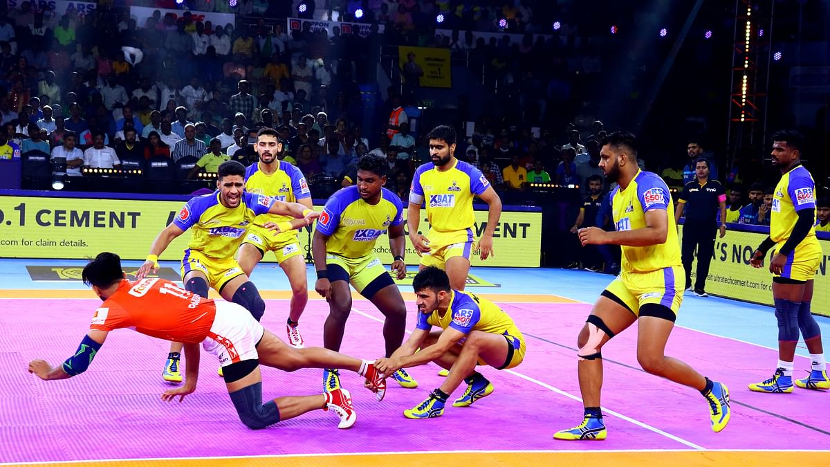 Pro Kabaddi 2023: தமிழ் தலைவாஸ் vs குஜராத் ஜெயன்ட்ஸ்! | Photo Album ...