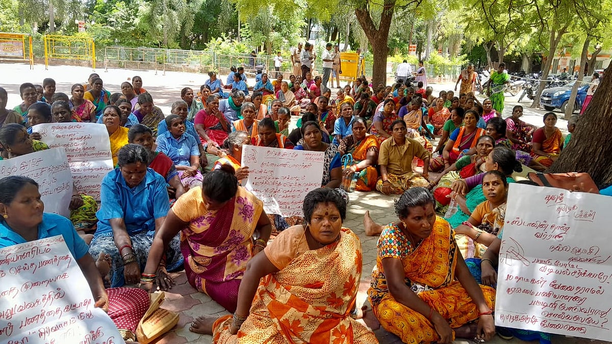 நெல்லை: 523 தூய்மைப் பணியாளர்கள் திடீரென பணியிலிருந்து நீக்கம்; வேலை ...