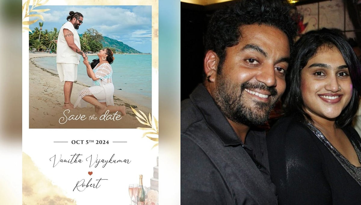 `Save the Date' வைரலாகும் வனிதா - ராபர்ட் வெளியிட்ட அறிவிப்பு - பின்னணி ...