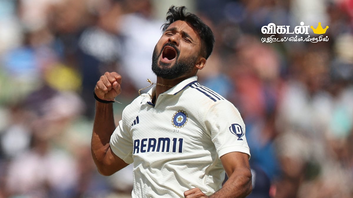 Akash Deep: ரூட்டுக்குப் போட்ட மிரட்டல் ஸ்கெட்ச்; கோணங்களில் மிரட்டும் ...